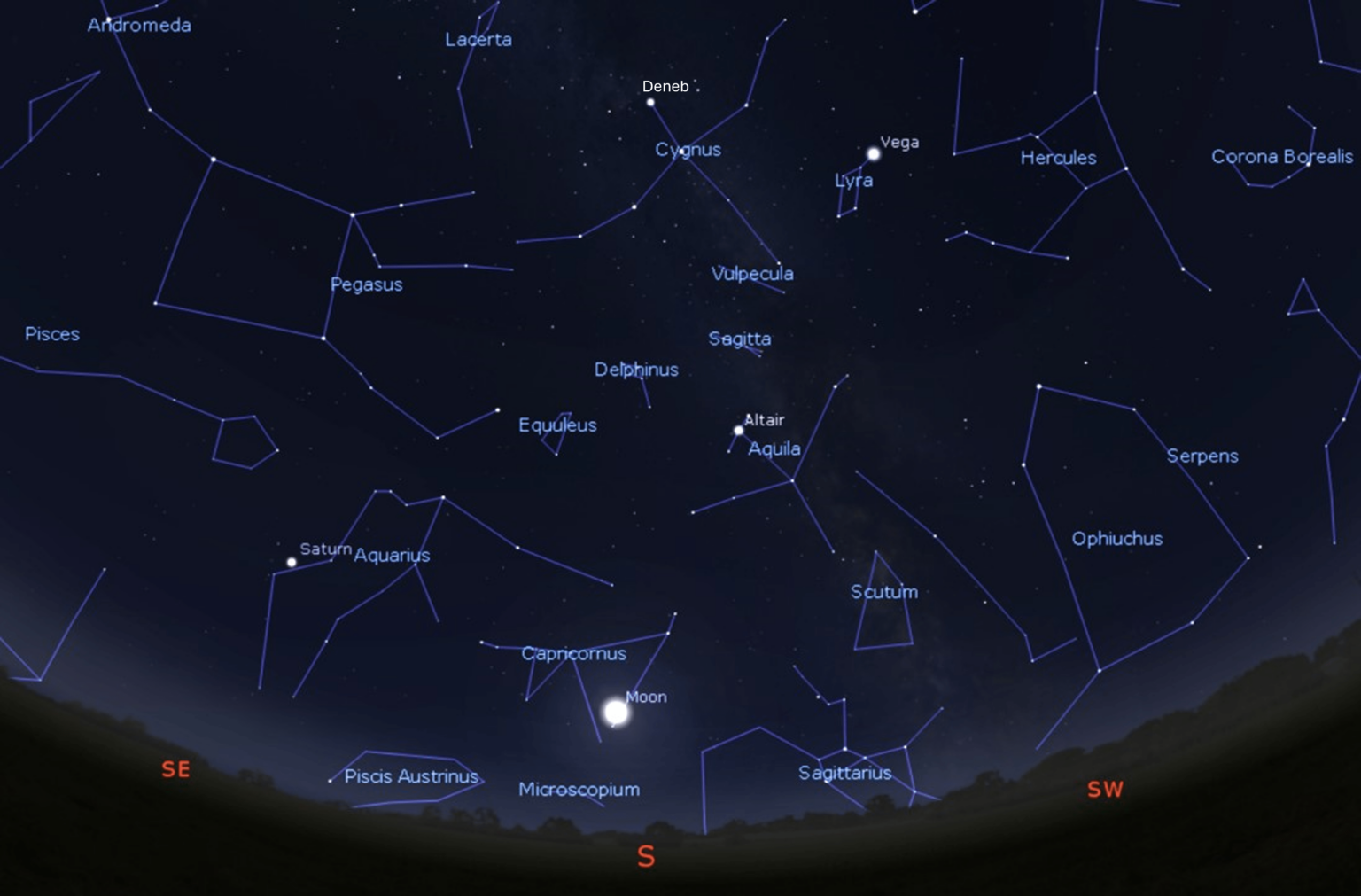 The night sky in September – UK Space Agency blog