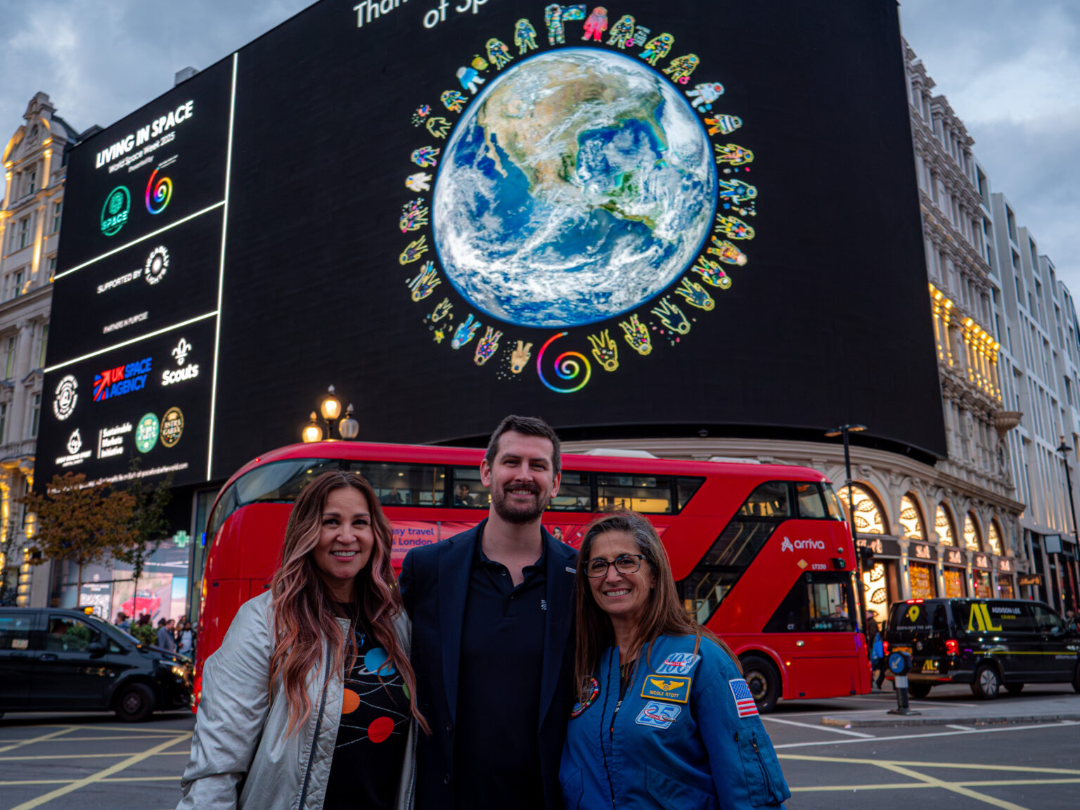 Celebrating World Space Week 2025 on London’s Piccadilly Lights – UK ...